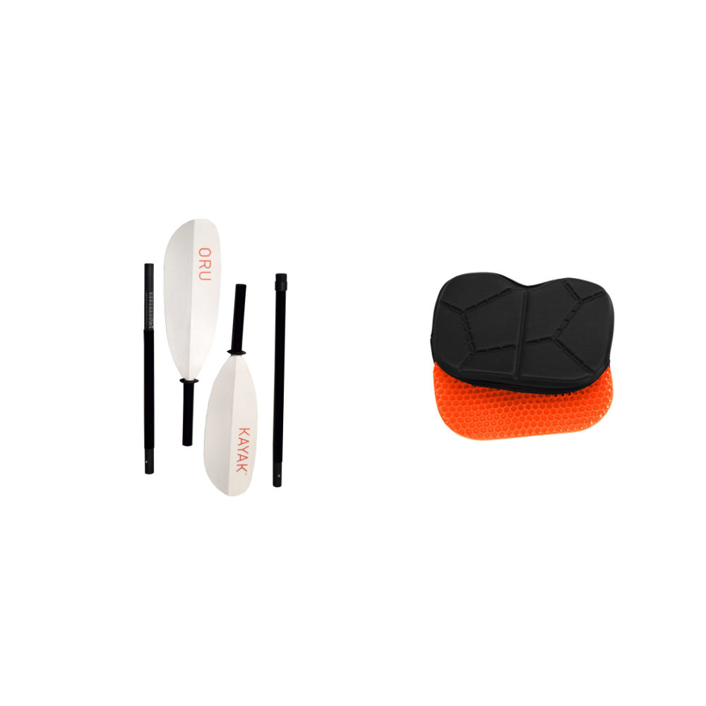 Oru Gel Seat + Paddle Bundle x 2 | Kayak Bundle | Oru Kayak